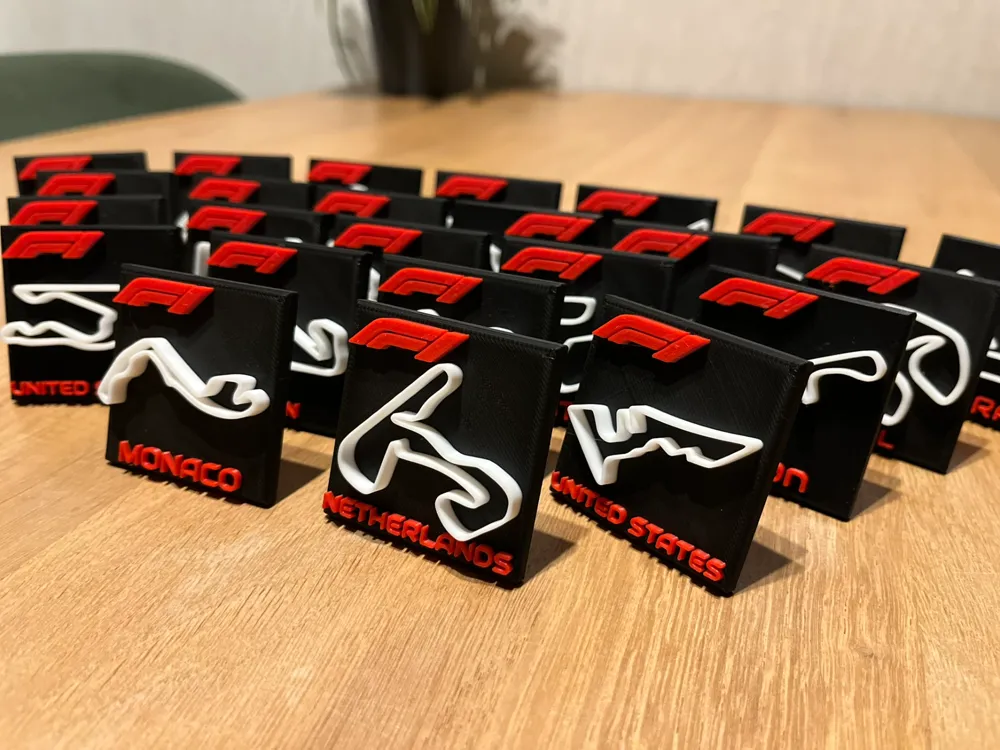 F1 Formula One 2025 Mini Circuits by VarthDader MakerWorld: Download ...