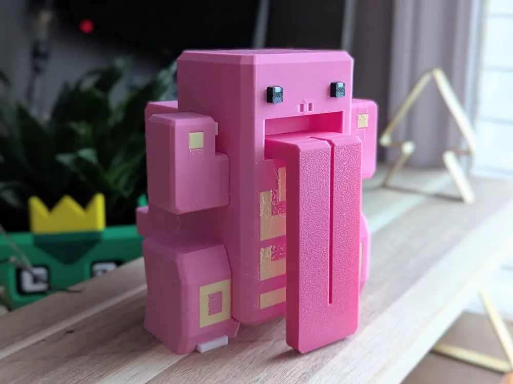 Lickitung - cube style - Free 3D Print Model - MakerWorld