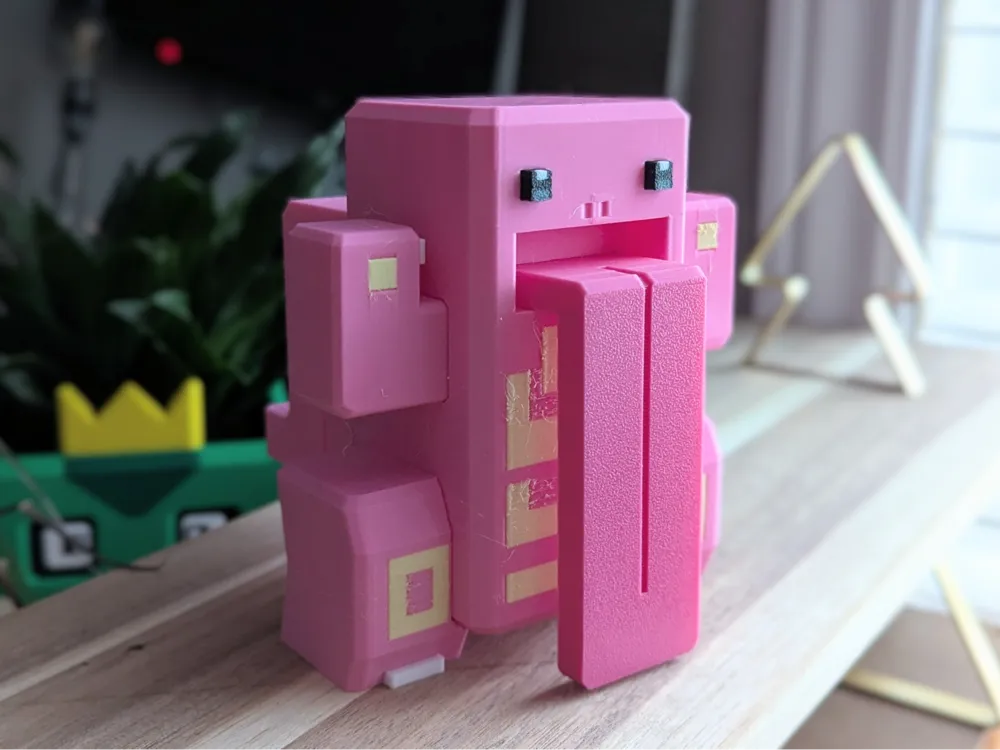 Lickitung - cube style - Free 3D Print Model - MakerWorld