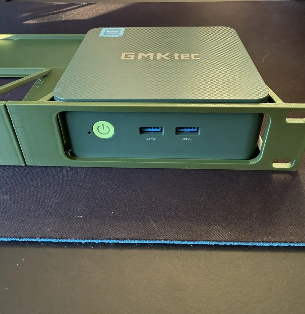 GMKtec Mini PC Rackmount (1U Style) - Free 3D Print Model - MakerWorld