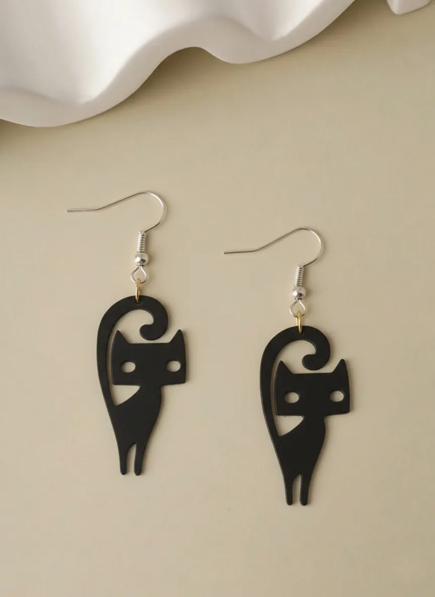 Cat Earring by Tunamy MakerWorld: Download Free 3D Models