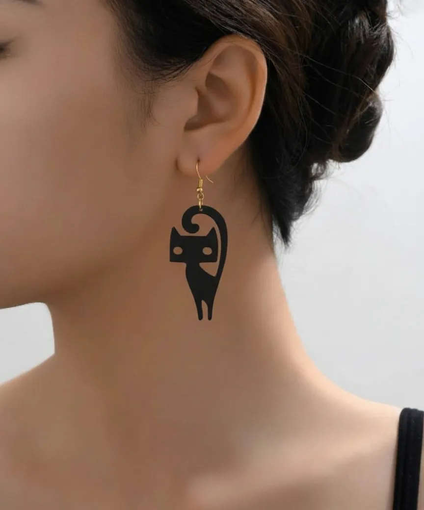 Cat Earring by Tunamy MakerWorld: Download Free 3D Models