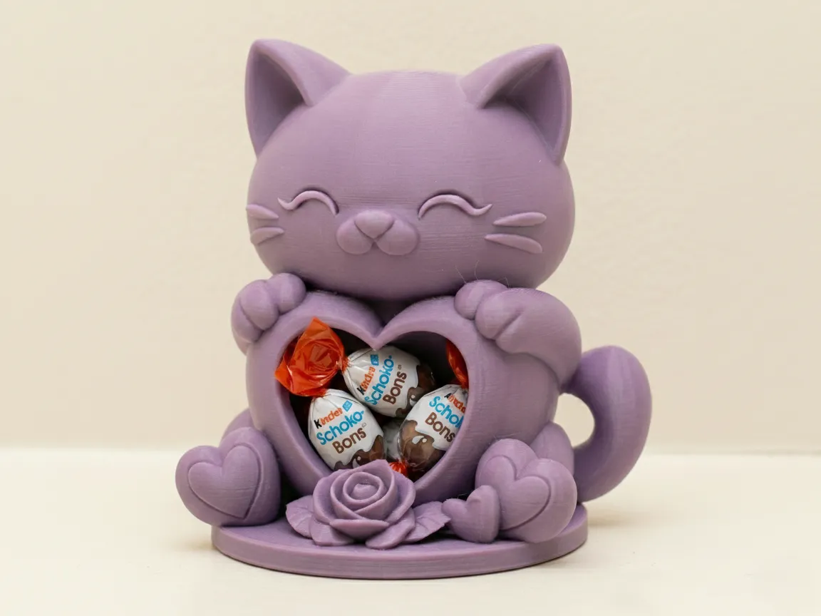 Cute cat - Free 3D Print Model - MakerWorld