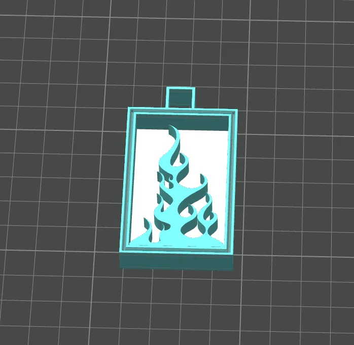 flame keychain by user_542219145 - MakerWorld