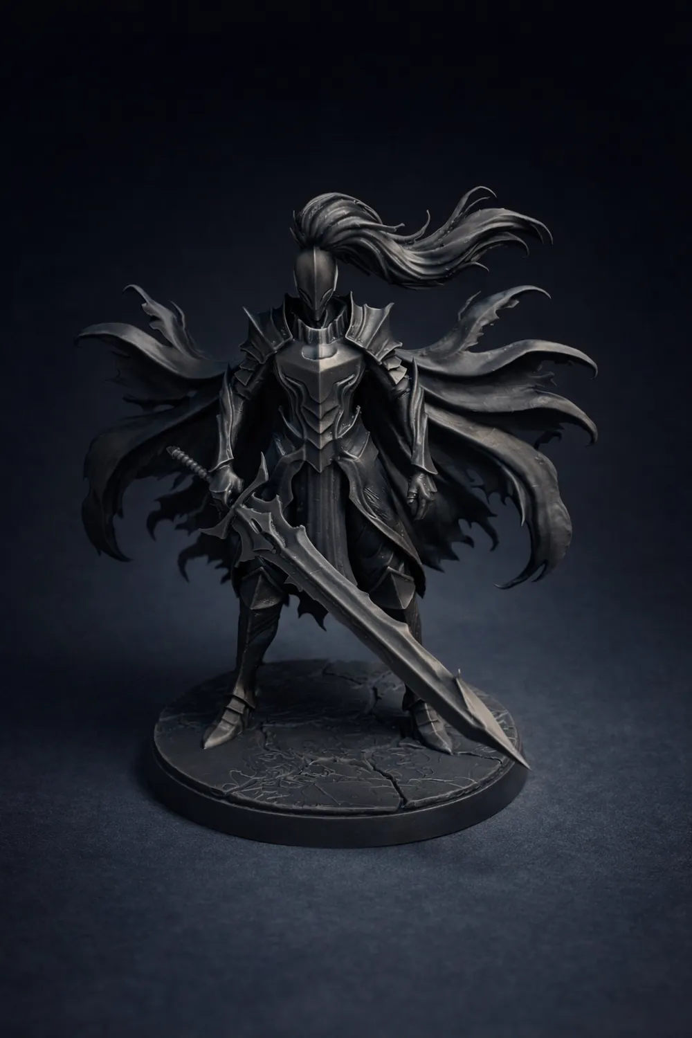 Shadow Knight Igris - 15cm Dark Fantasy Figure - Free 3D Print Model ...