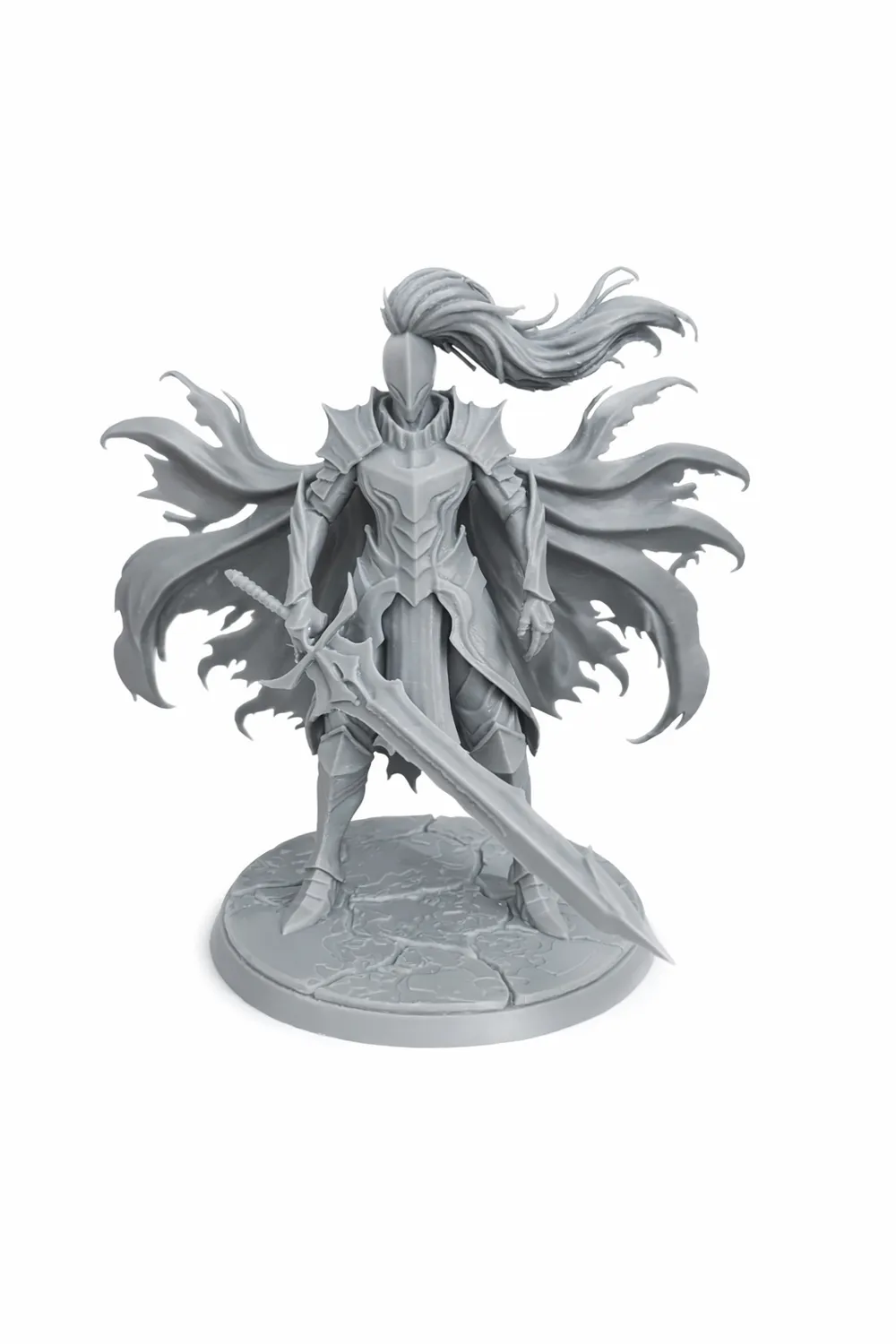 Shadow Knight Igris - 15cm Dark Fantasy Figure - Free 3D Print Model ...