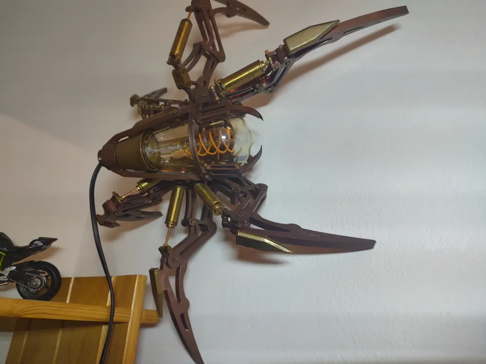 Steam Punk Robot Lamp by DracekDO - MakerWorld