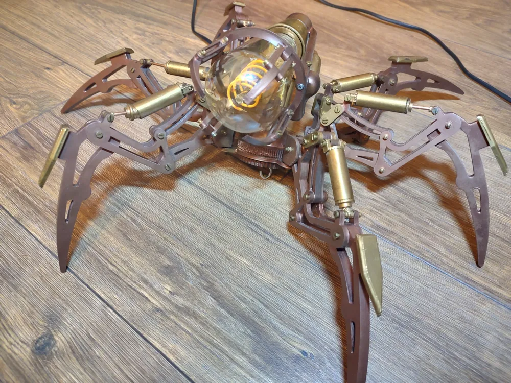 Steam Punk Robot Lamp by DracekDO - MakerWorld