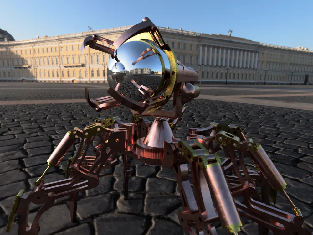 Steam Punk Robot Lamp by DracekDO - MakerWorld