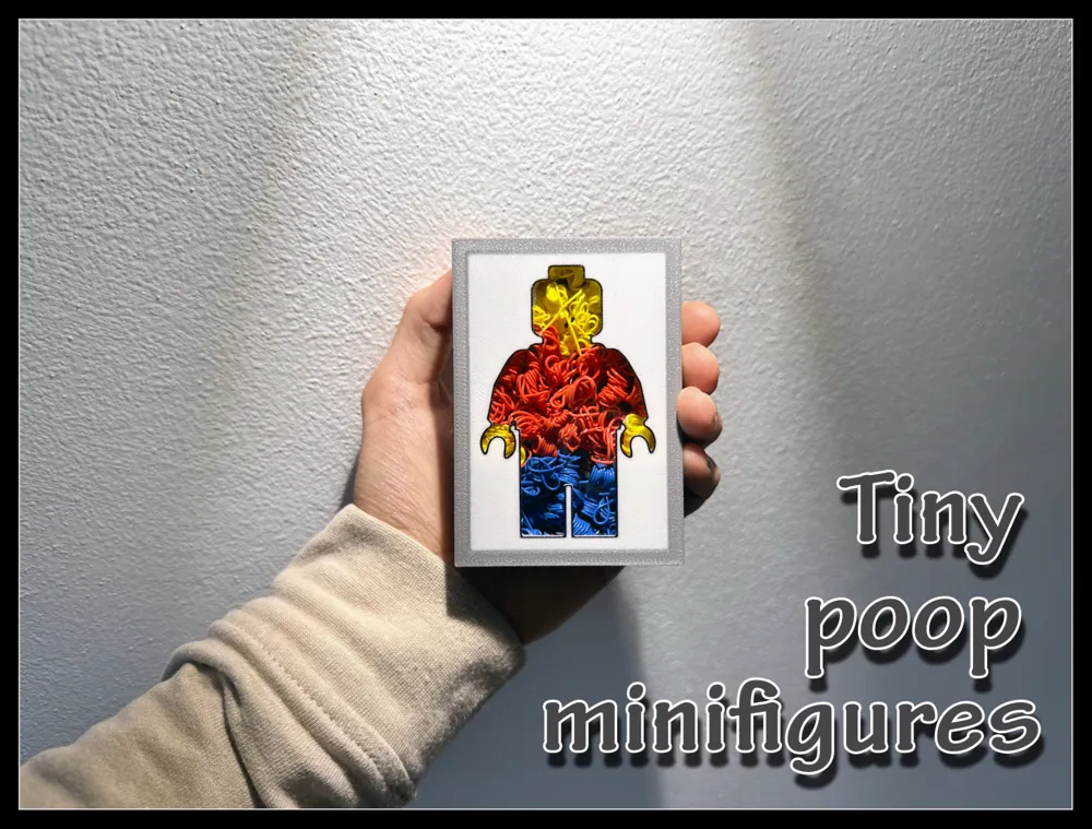 Tiny Poop Minifigures - Free 3D Print Model - MakerWorld