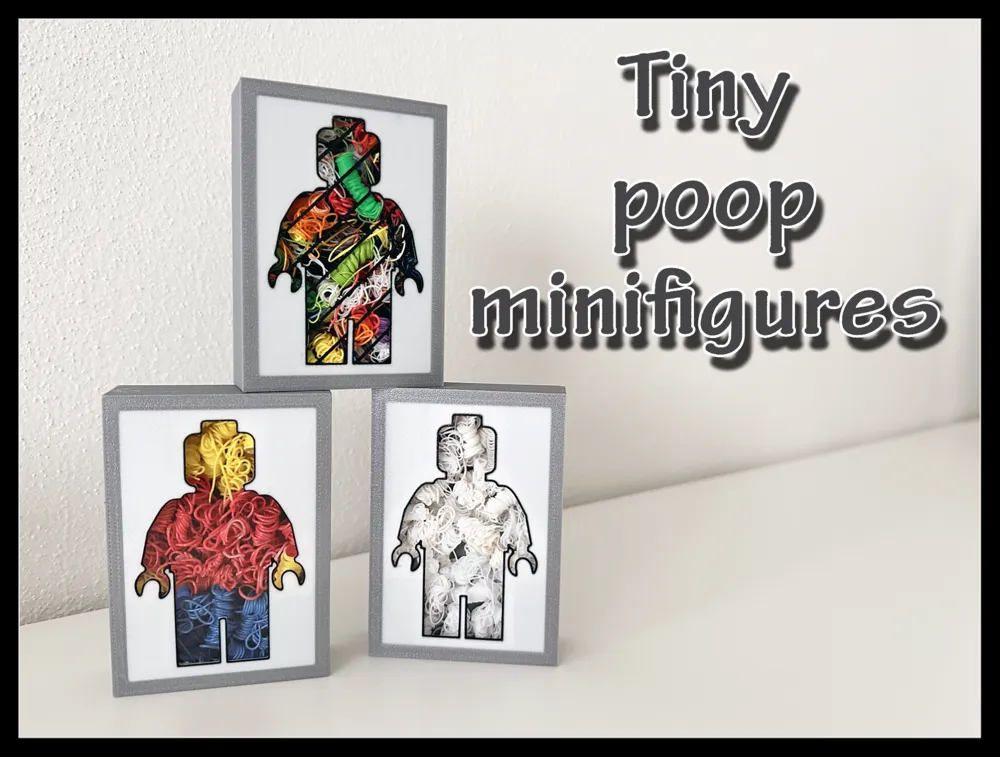 Tiny Poop Minifigures by TheMiguelBi MakerWorld: Download Free 3D Models