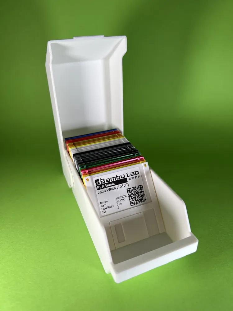 Floppy New filament sample - Vintage Box - Free 3D Print Model - MakerWorld