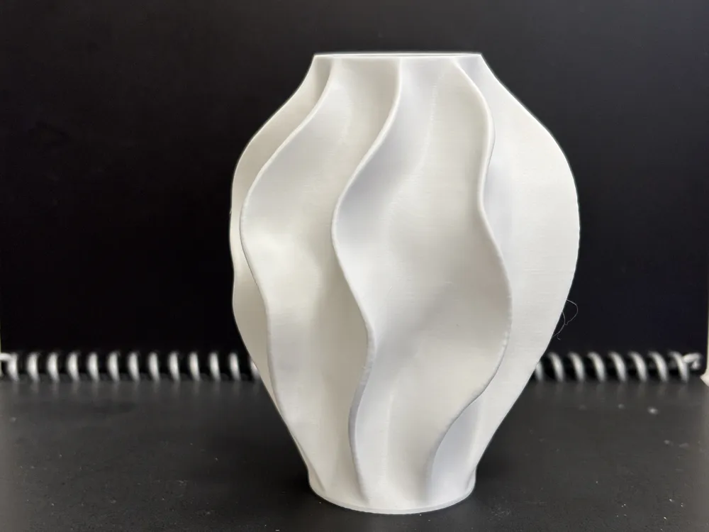 The Waves Vase – Organic Elegance - Free 3D Print Model - MakerWorld