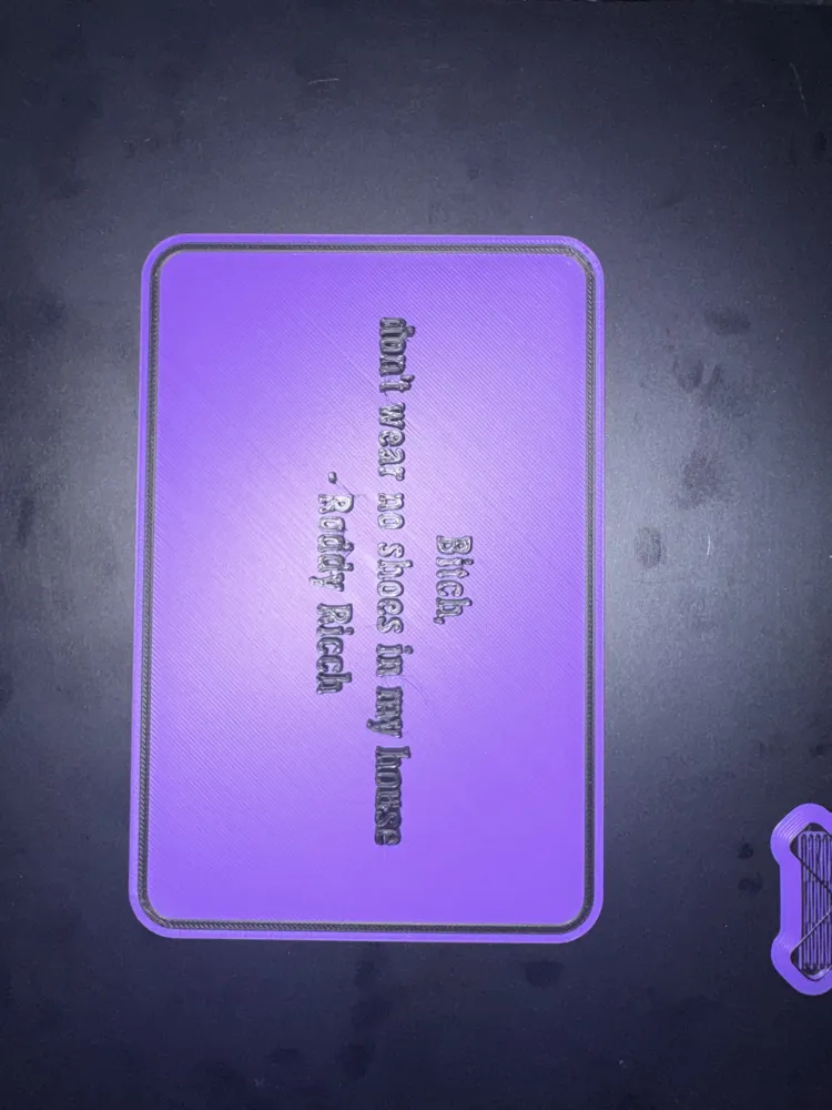 The Box sign - Roddy Ricch - Free 3D Print Model - MakerWorld