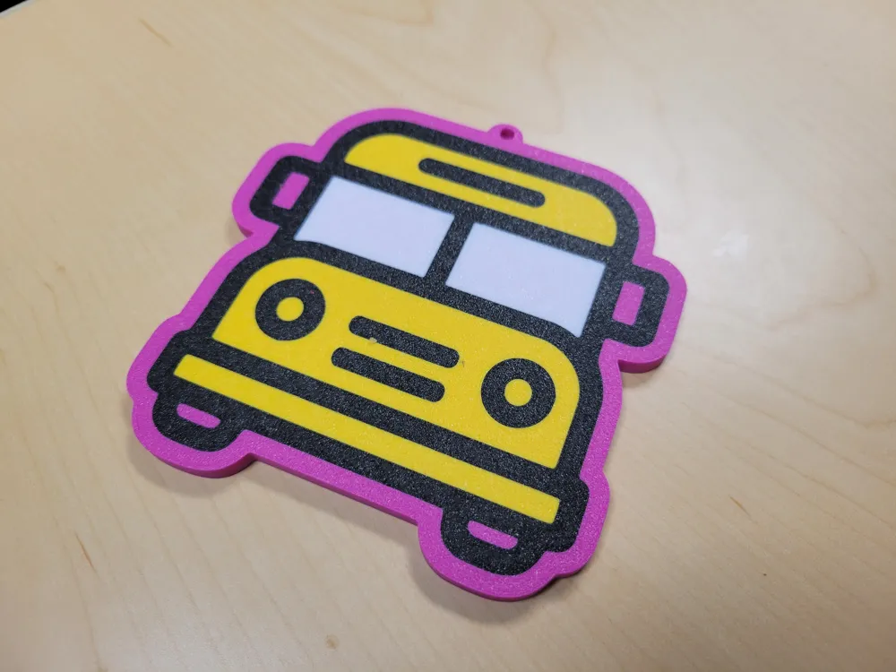 School Bus Driver Appreciation Gift Card Ornament - Free 3D Print Model ...
