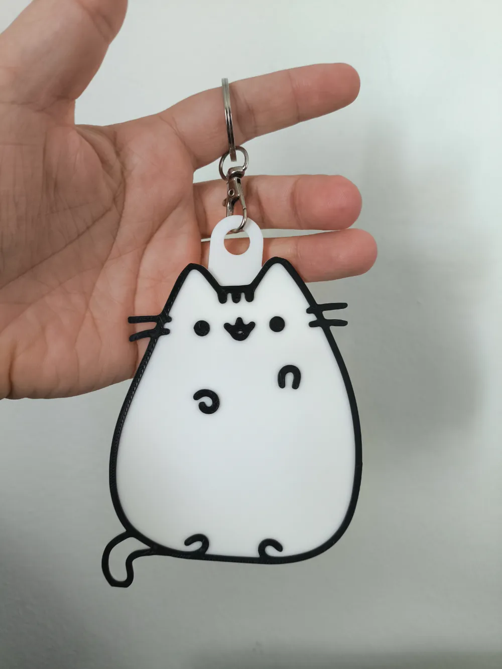 Keychain Pusheen meme cartoon by AlemDeIdeias3D MakerWorld: Download ...
