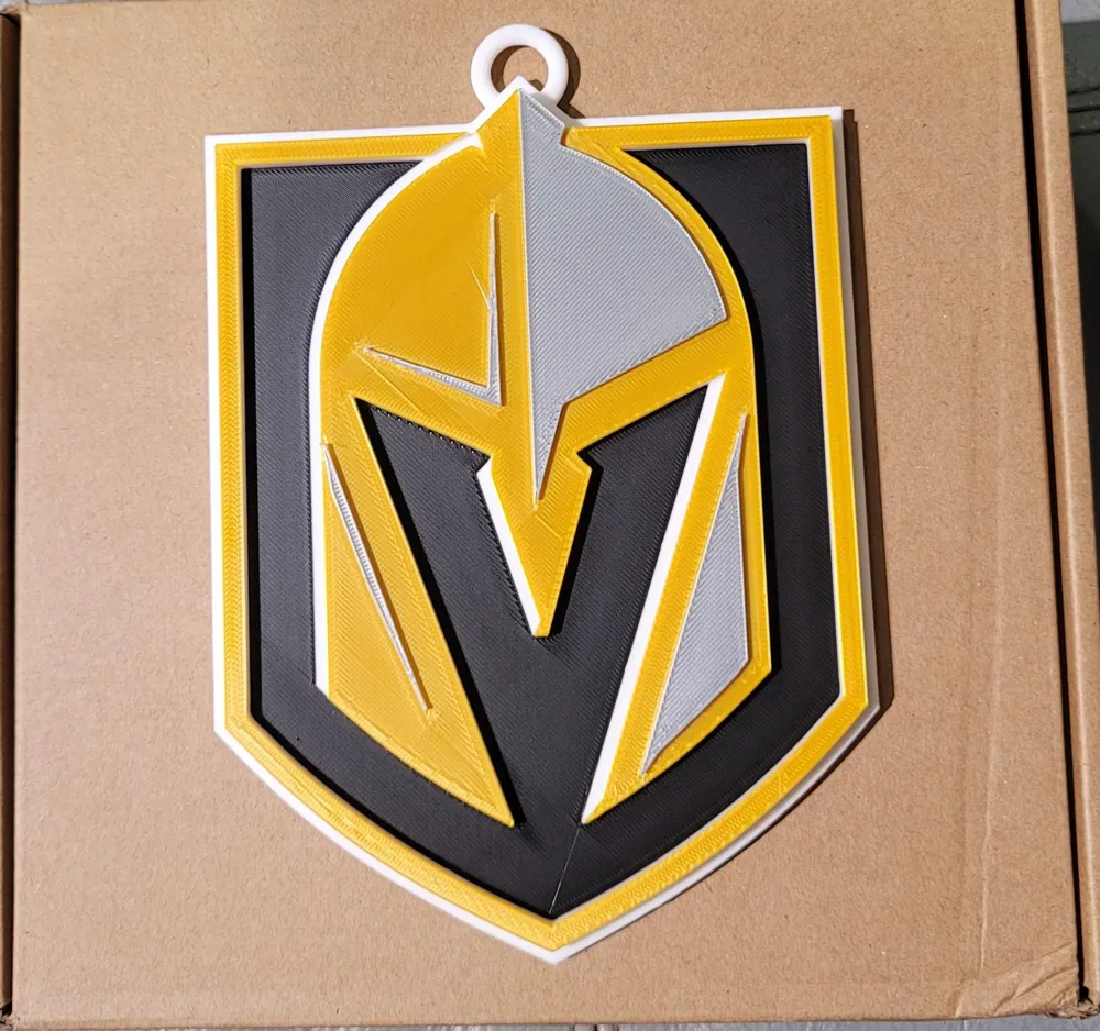 LAS VEGAS KNIGHTS 3D Logo 180mm series by mercadogarzas - MakerWorld