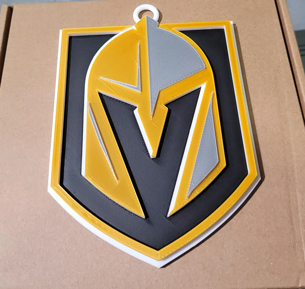 LAS VEGAS KNIGHTS 3D Logo 180mm series by mercadogarzas - MakerWorld