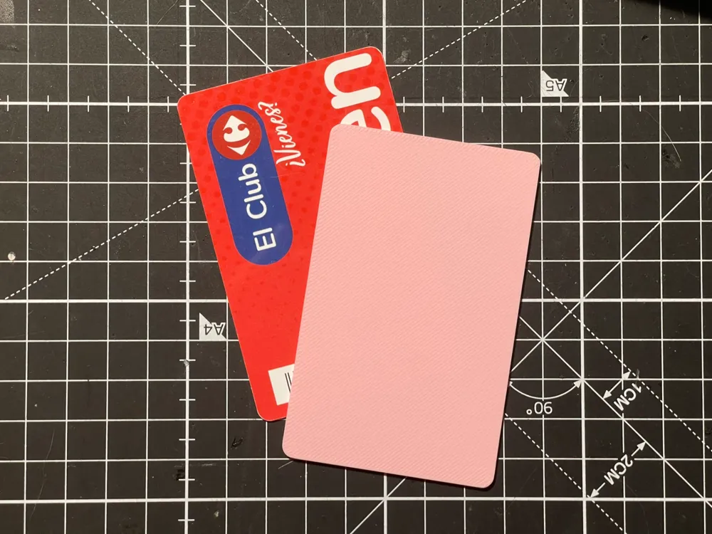 Blank Card - Credit Card/ID size reference - Free 3D Print Model ...
