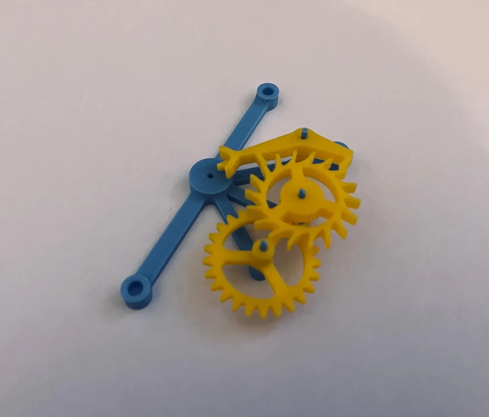 Clock Escapement Mechanism Desk Toy by ARC Designs - MakerWorld