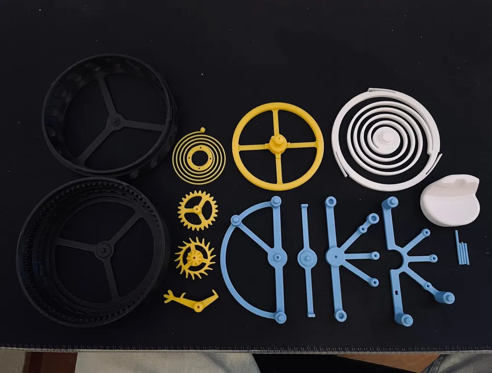 Clock Escapement Mechanism Desk Toy - Free 3D Print Model - MakerWorld