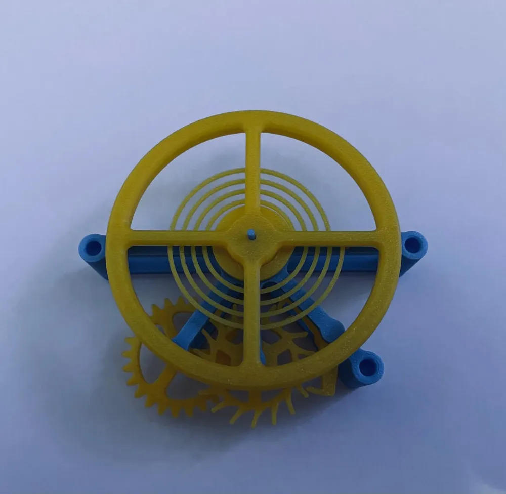 Clock Escapement Mechanism Desk Toy - Free 3D Print Model - MakerWorld