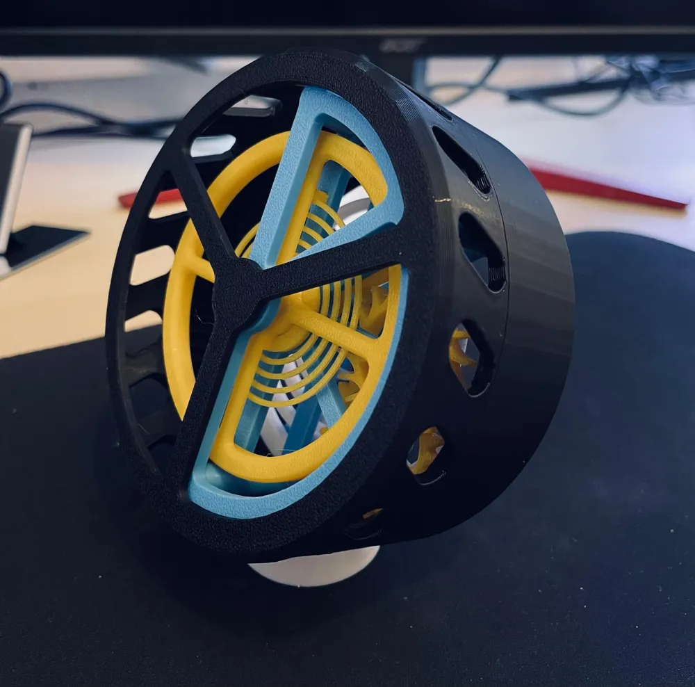 Clock Escapement Mechanism Desk Toy - Free 3D Print Model - MakerWorld