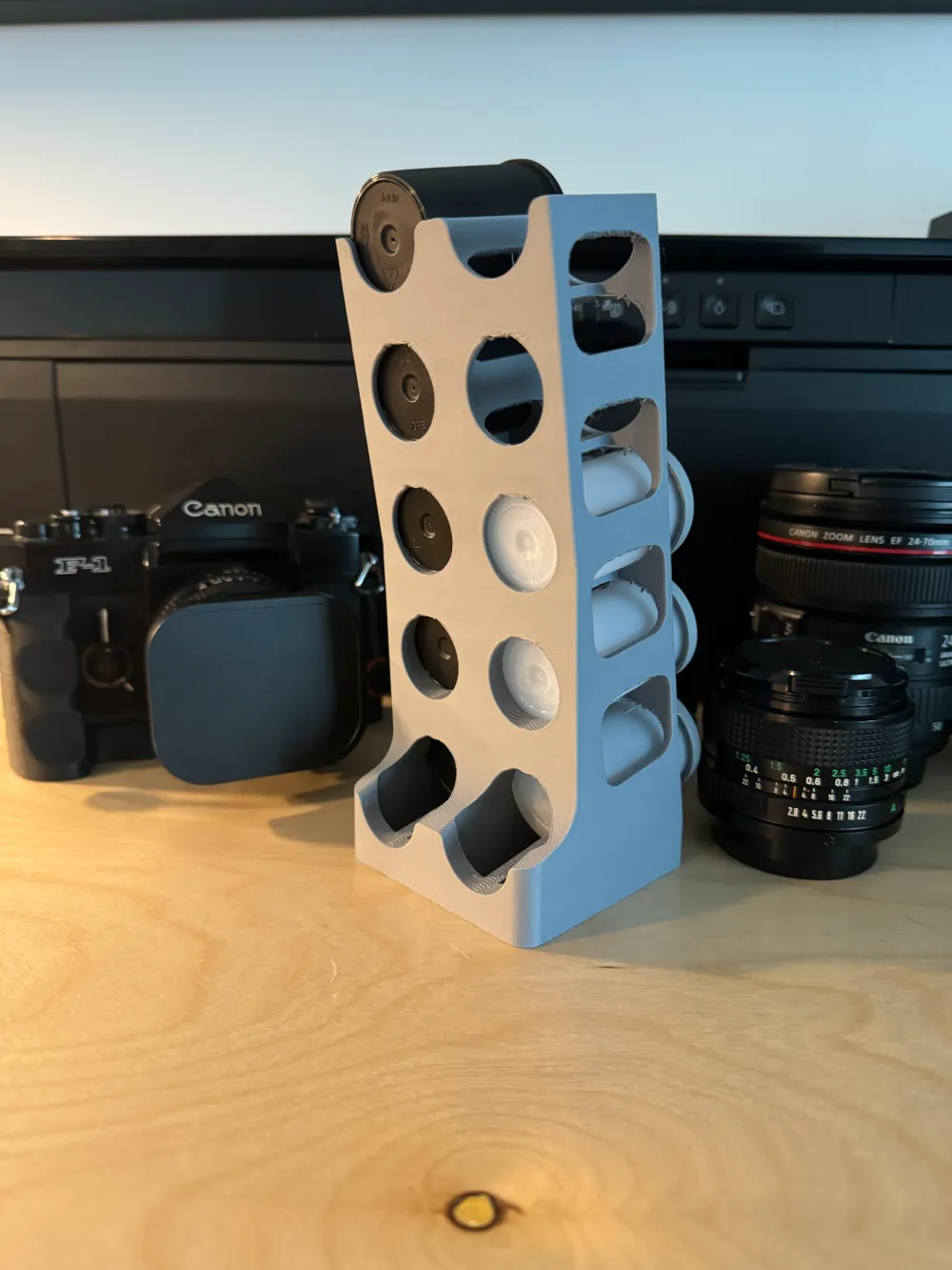 35mm Film Canister Holder (10x Canisters) by Steadi_MacK - MakerWorld