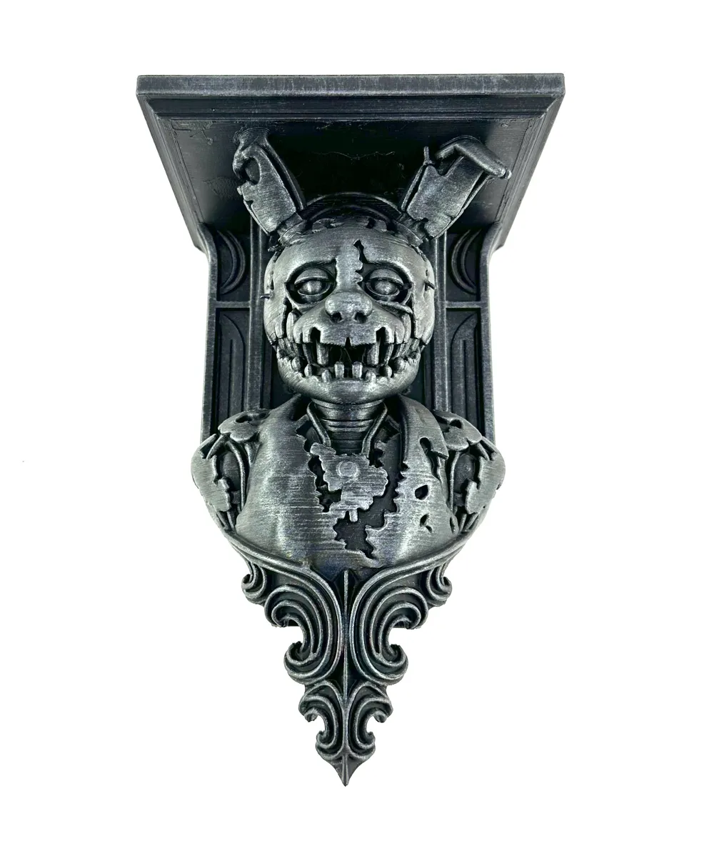Five Nights at Freddys Springtrap wall shelf - Free 3D Print Model ...