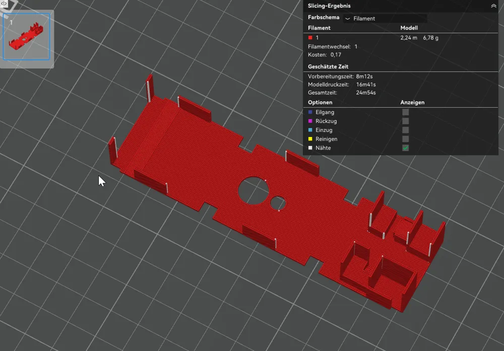 Märklin 4003/4041 Luggage Car Interior - Free 3D Print Model - MakerWorld