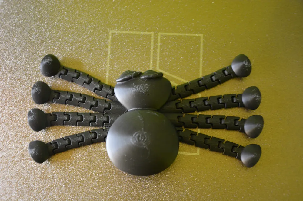 Articulated cute flexi spider - Free 3D Print Model - MakerWorld