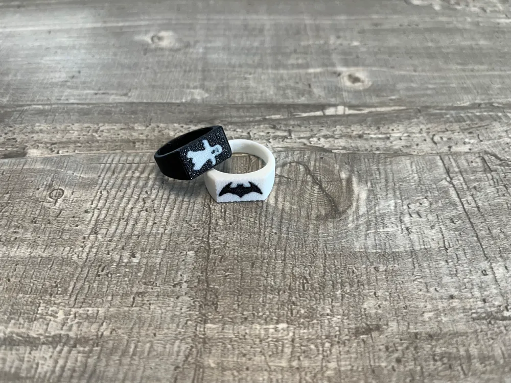 Ring Ghost / Bat for Halloween by Mr.T 3D MakerWorld: Download Free 3D ...