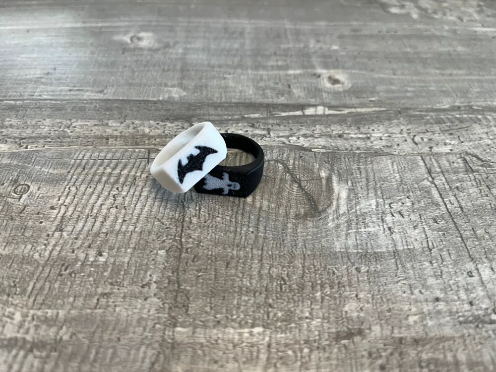 Ring Ghost / Bat for Halloween by Mr.T 3D MakerWorld: Download Free 3D ...