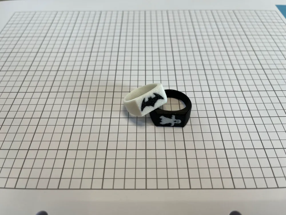 Ring Ghost / Bat for Halloween by Mr.T 3D MakerWorld: Download Free 3D ...