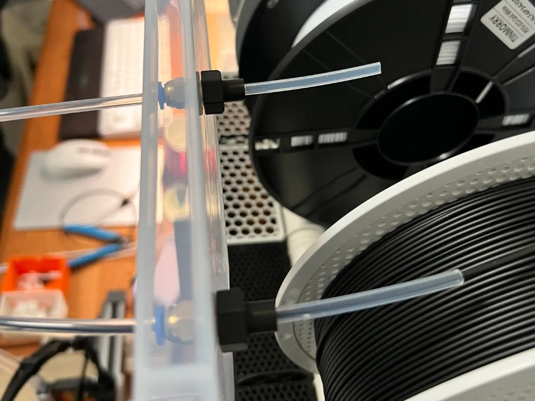 Pneumatic fitting anti-scratch line straight connector by user ...