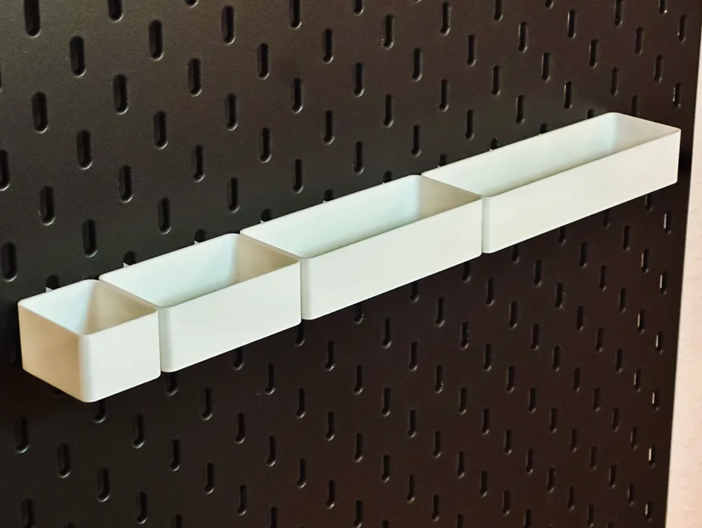 Ultralight Bins for IKEA Skadis - 4 Sizes - Free 3D Print Model ...