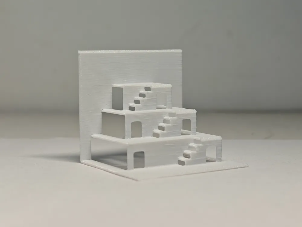 3D Pop-up Papercraft Babel Tower, only 5g, new machine test printable ...