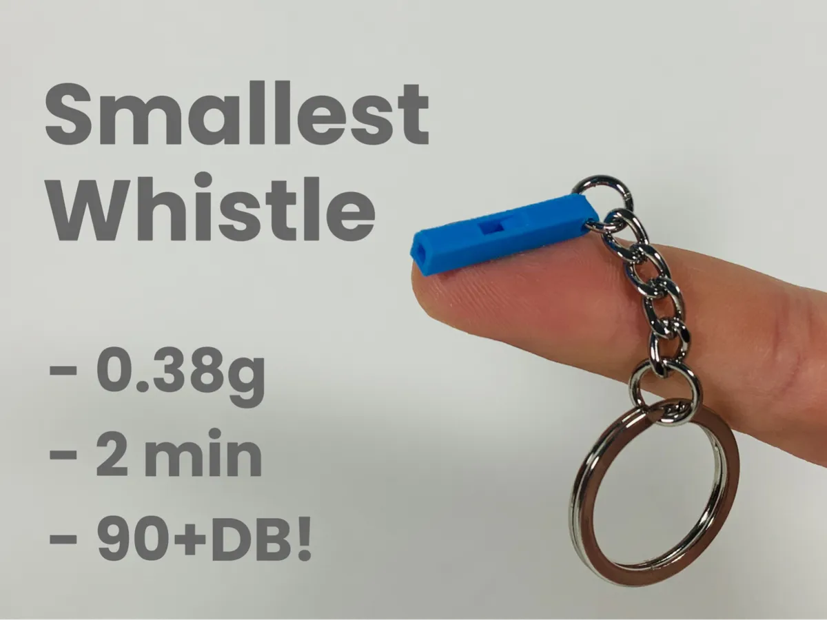 World's Smallest 3D Printed Whistle - Free 3D Print Model - MakerWorld