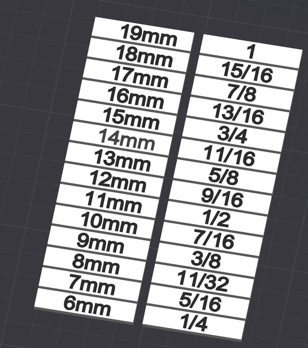 Wrench Mod (Wrench Organizer) - Free 3D Print Model - MakerWorld