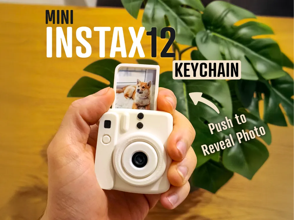 Mini Instax 12 Fidget/Keychain - Free 3D Print Model - MakerWorld