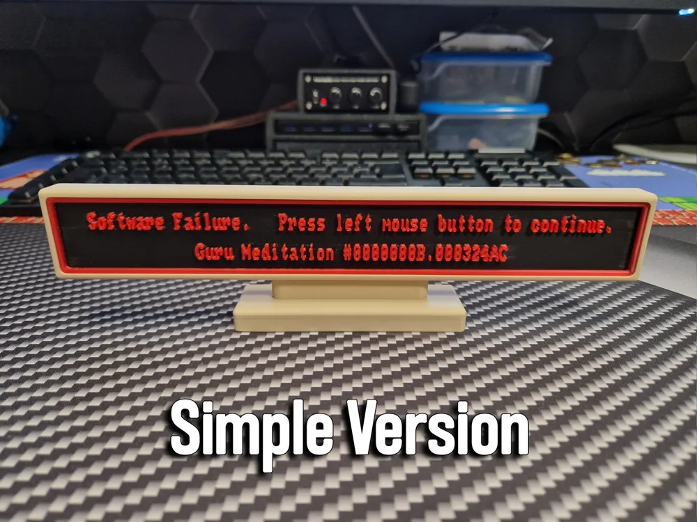 Amiga Guru Meditation – A Classic Reimagined in 3D by KrautCraft ...