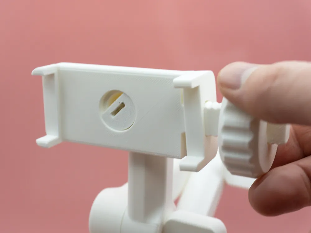 Phone Holder Video Stand by Pork3D.com - Free 3D Print Model - MakerWorld