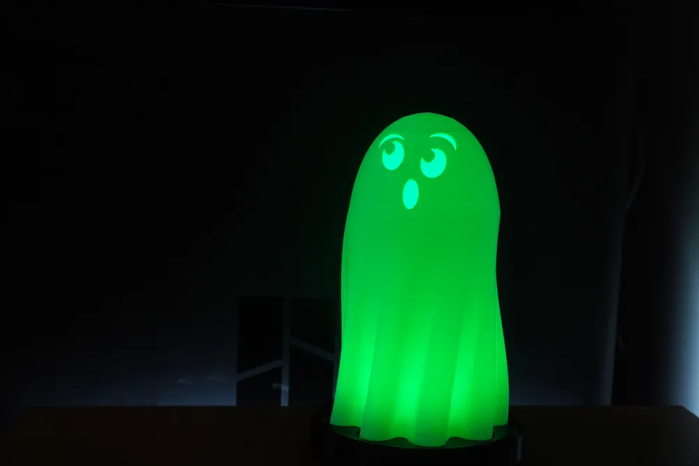 Halloween Ghost Lamp - Foxwood - Free 3D Print Model - MakerWorld