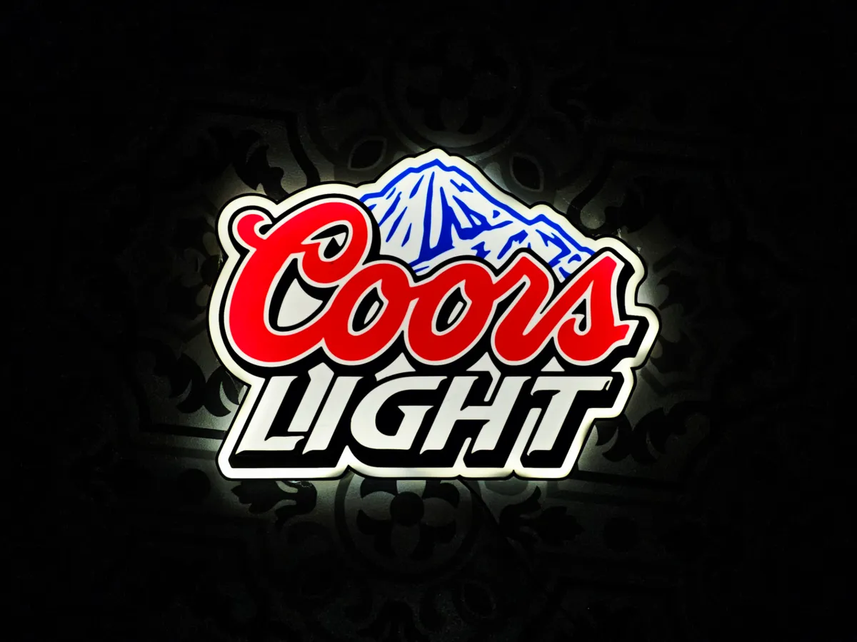 Coors Light LED Lightbox Sign - Free 3D Print Model - MakerWorld