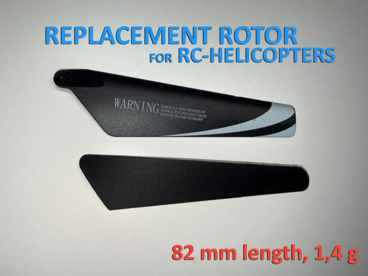 RC-Helicopter Rotor Blade – 3D Replacement Part - Free 3D Print Model ...