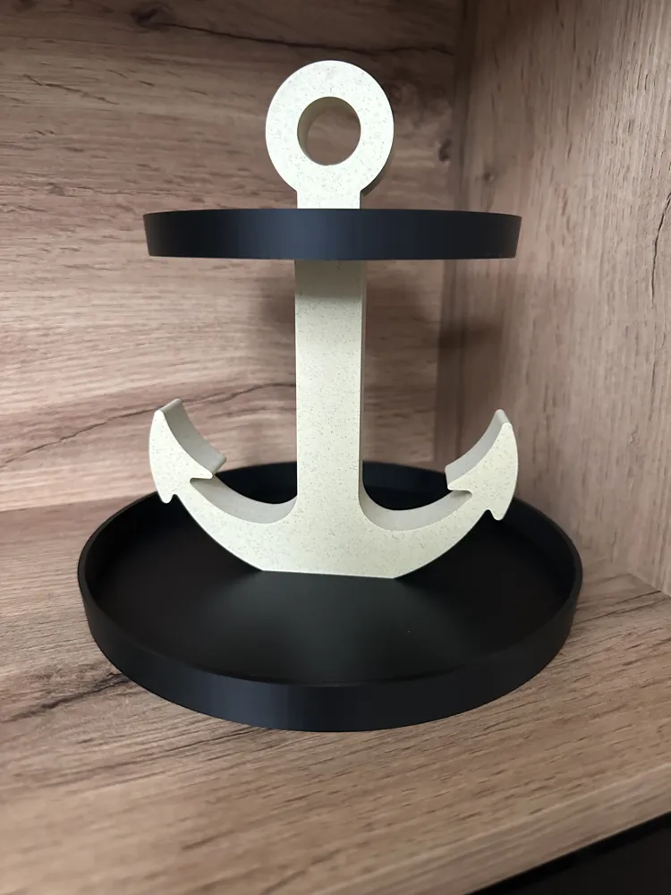 Anker-Style Modern Maritime Serving Stand - Free 3D Print Model ...
