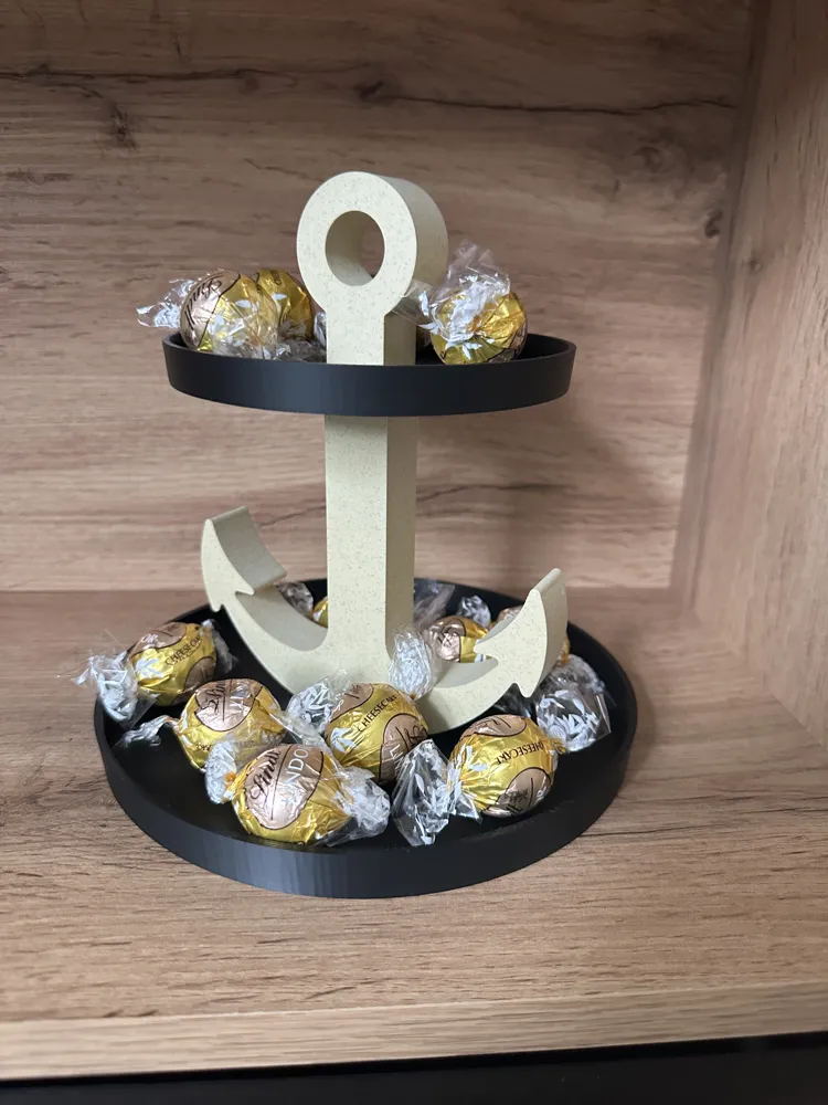 Anker-Style Modern Maritime Serving Stand by Kann_Nix_PrintDesign ...