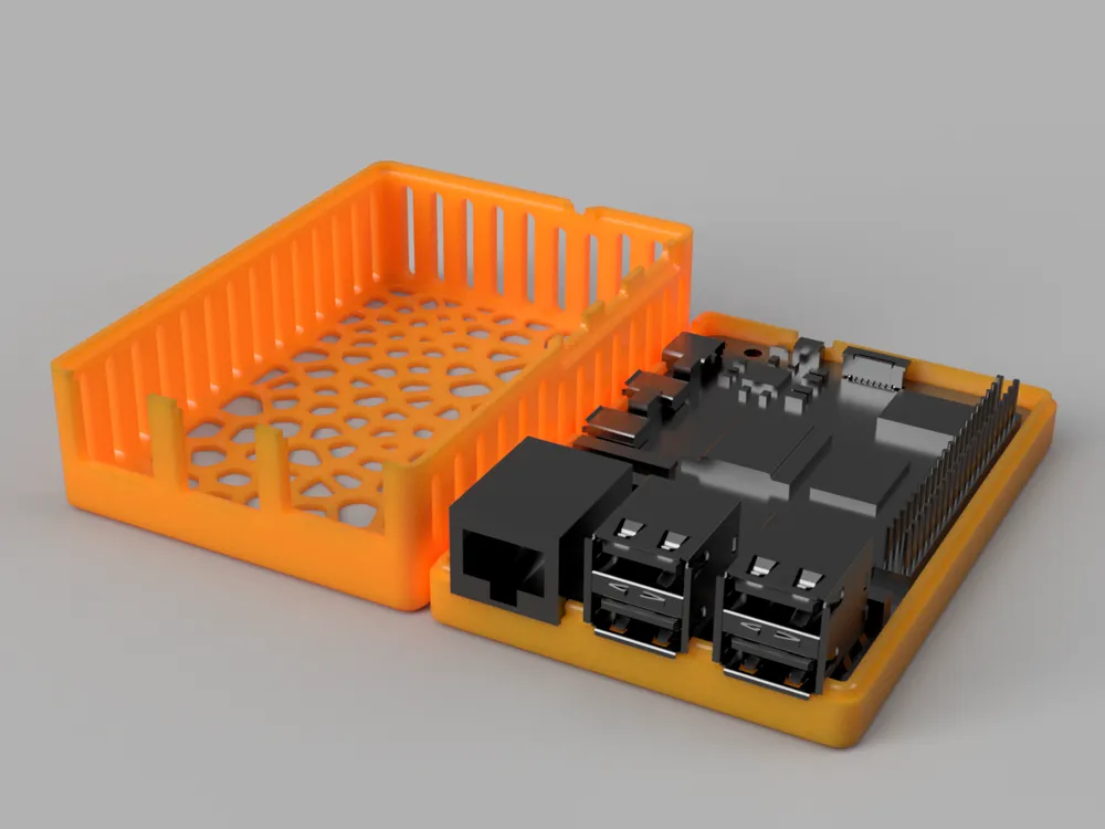 Raspberry Pi 5 Case by JP MakerWorld: Download Free 3D Models