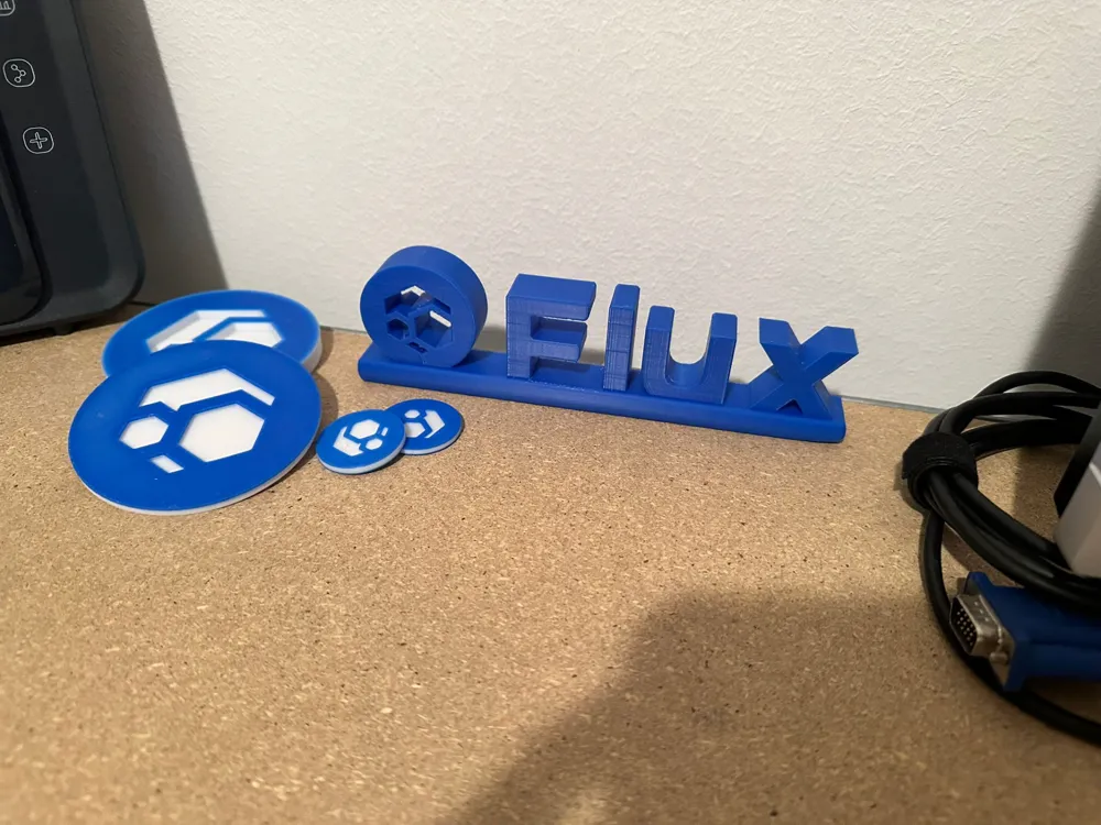 Flux logo and name by PzKpfW - MakerWorld