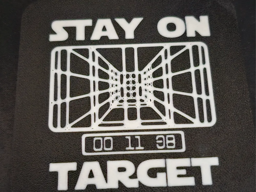 Stay on Target Sign by Mark - MakerWorld